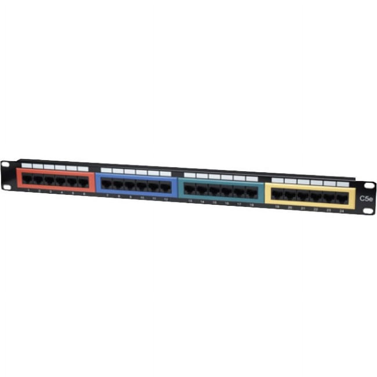 Intellinet Cat5e Color-Coded Patch Panel 513678 - Walmart.com