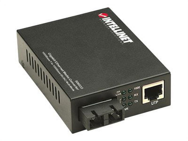 Intellinet Network Solutions Gigabit Ethernet RJ45 to ST, Multi-Mode ...
