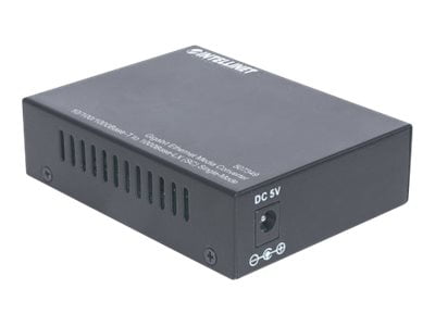 Intellinet Gigabit Ethernet Single Mode Media Converter, 10/100 ...