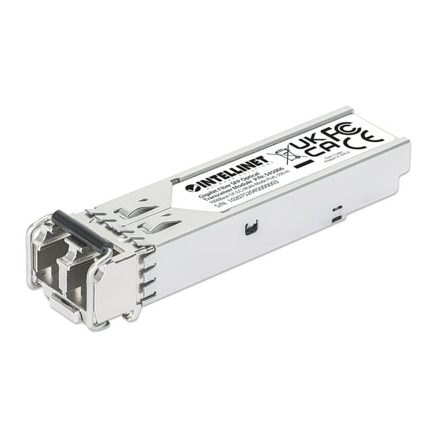 Intellinet Gigabit Fiber SFP Optical Transceiver Module | 1000Base-SX (LC) Multi-Mode Port, 550 ...