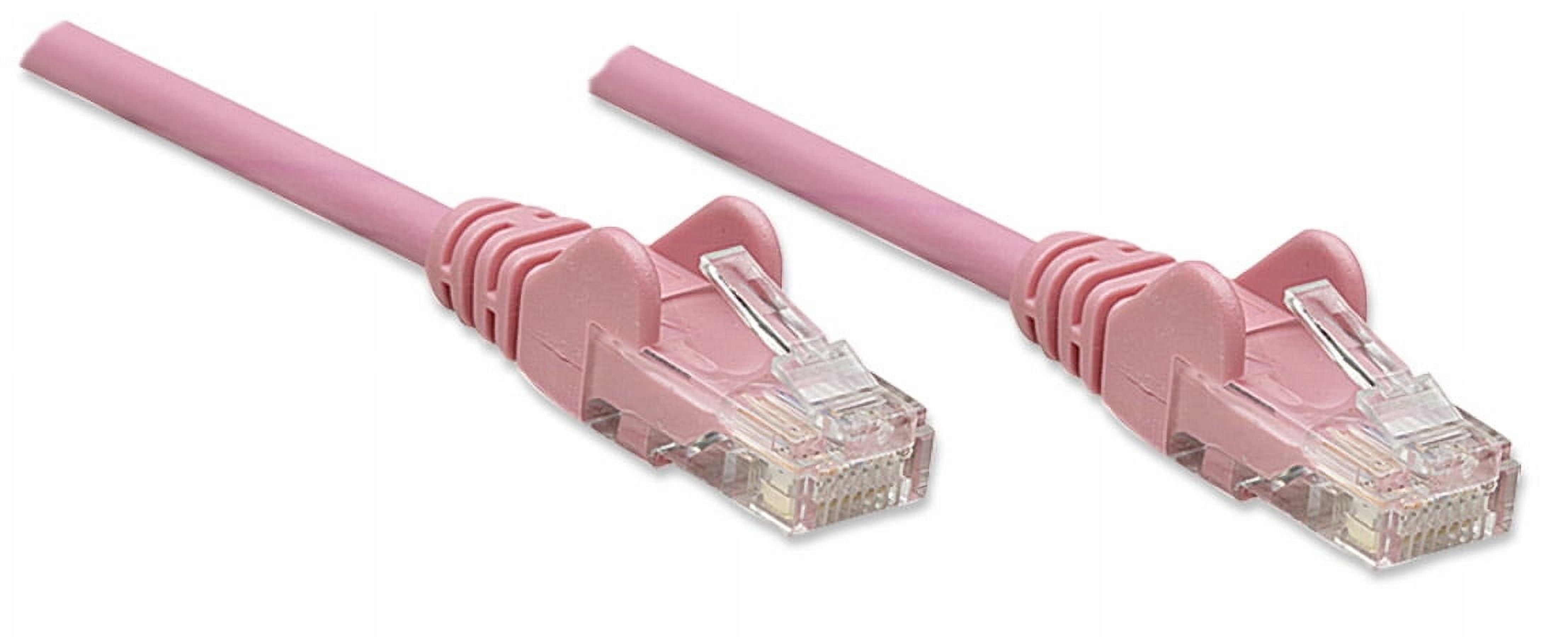 Intellinet Network Cable, Cat6, UTP, 100% Copper, 1.5 ft., Pink ...