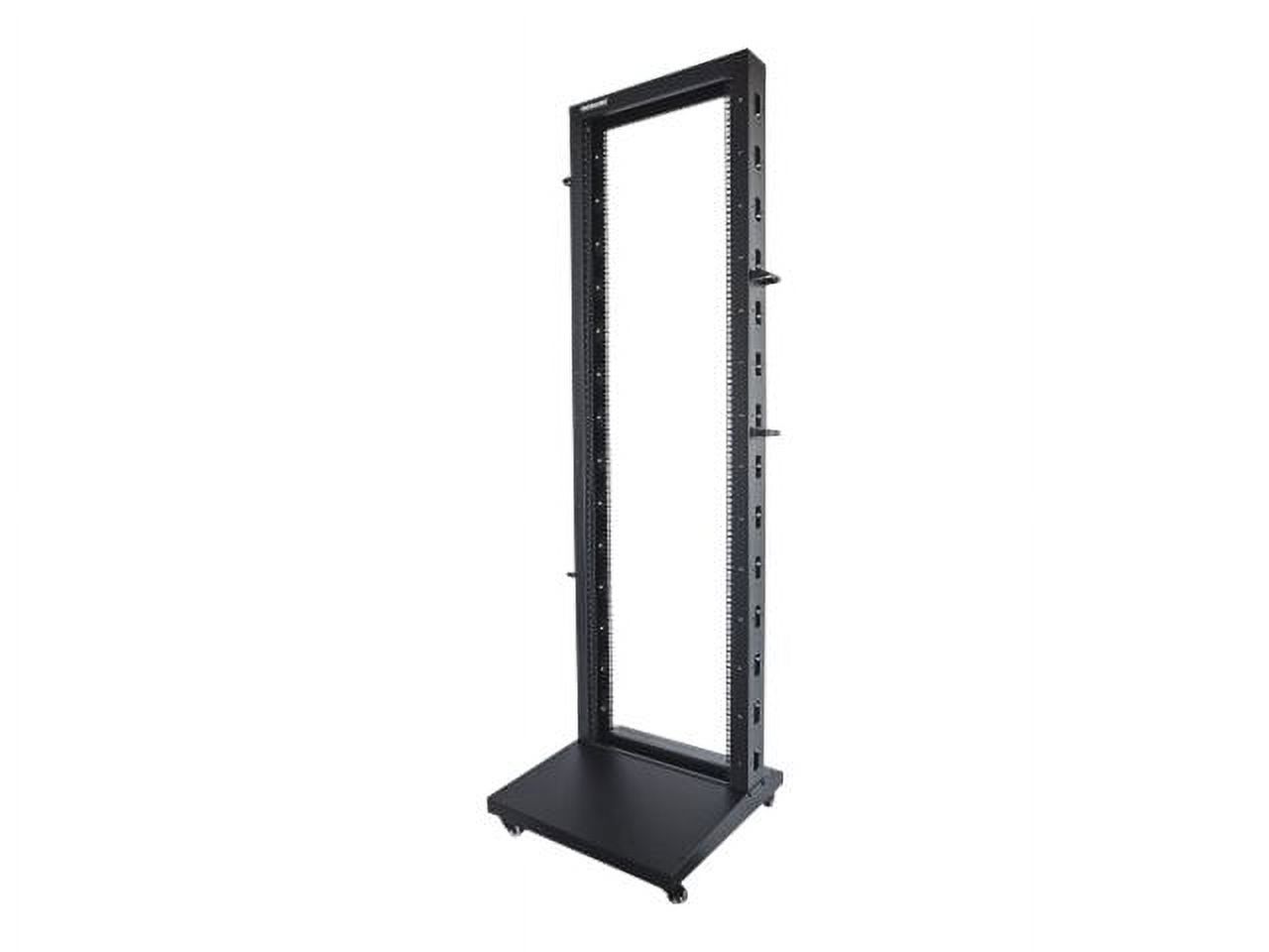 Intellinet Network Solutions 19 Inch 2 Post Open Frame Rack, 42U, Black ...
