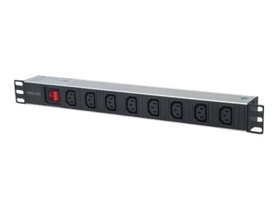 Intellinet Network Solutions 19 Inch 1U Rackmount Power Distribution Unit (PDU), 8 C13 Output ...