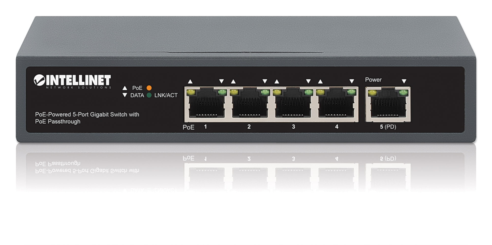 Intellinet PoE-Powered 5-Port Gigabit Switch With PoE Passthrough | 65 ...