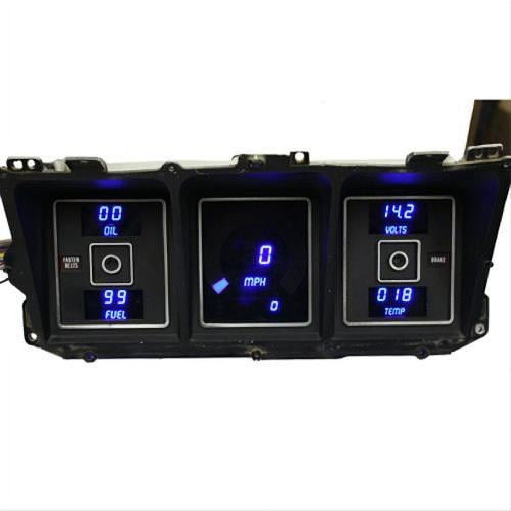 Intellitronix DP1010B LED Digital Dash Kit 1973-1979 Ford Truck Blue ...