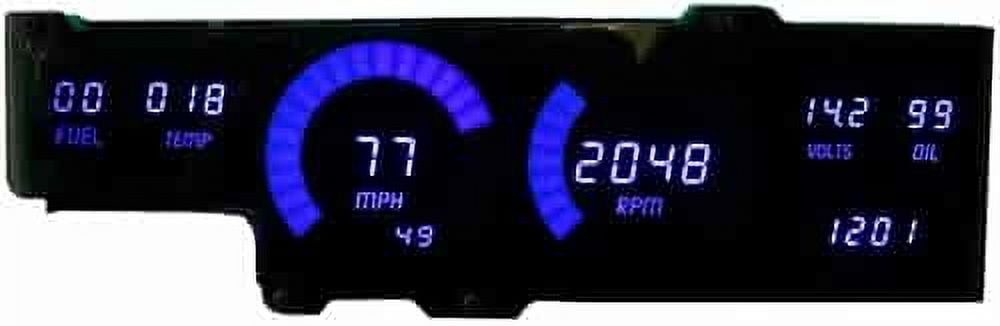 Intellitronix DP1407B LED Digital Dash Kit 1978-1988 Olds Cutlass Blue ...