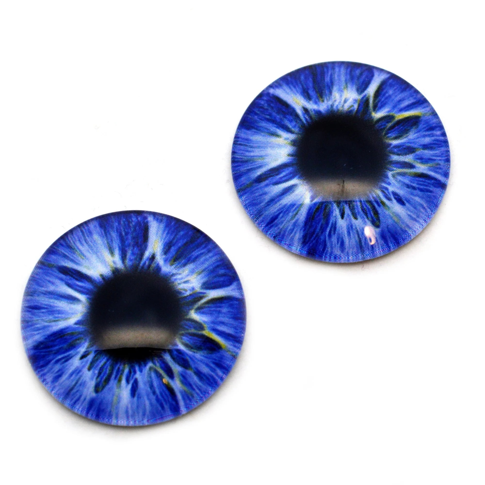Intense Ice Blue Human Inspired Glass Eyes - Walmart.com