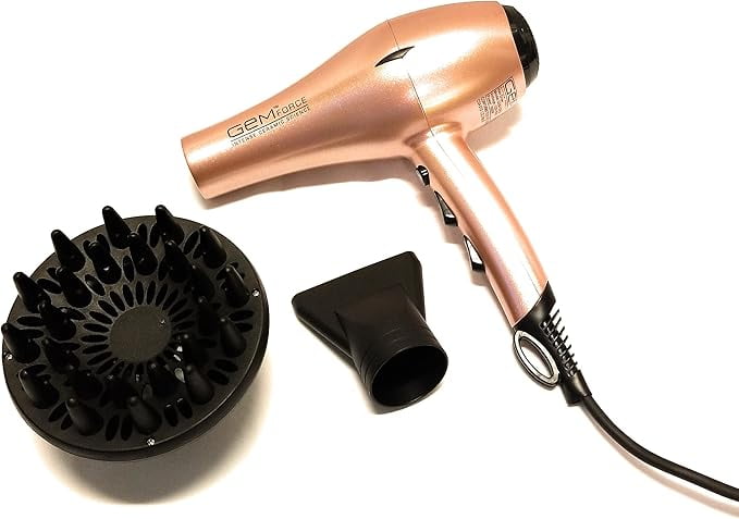 Intense Ionic Ceramic Hair Dryer (Rose Gold) - Walmart.com
