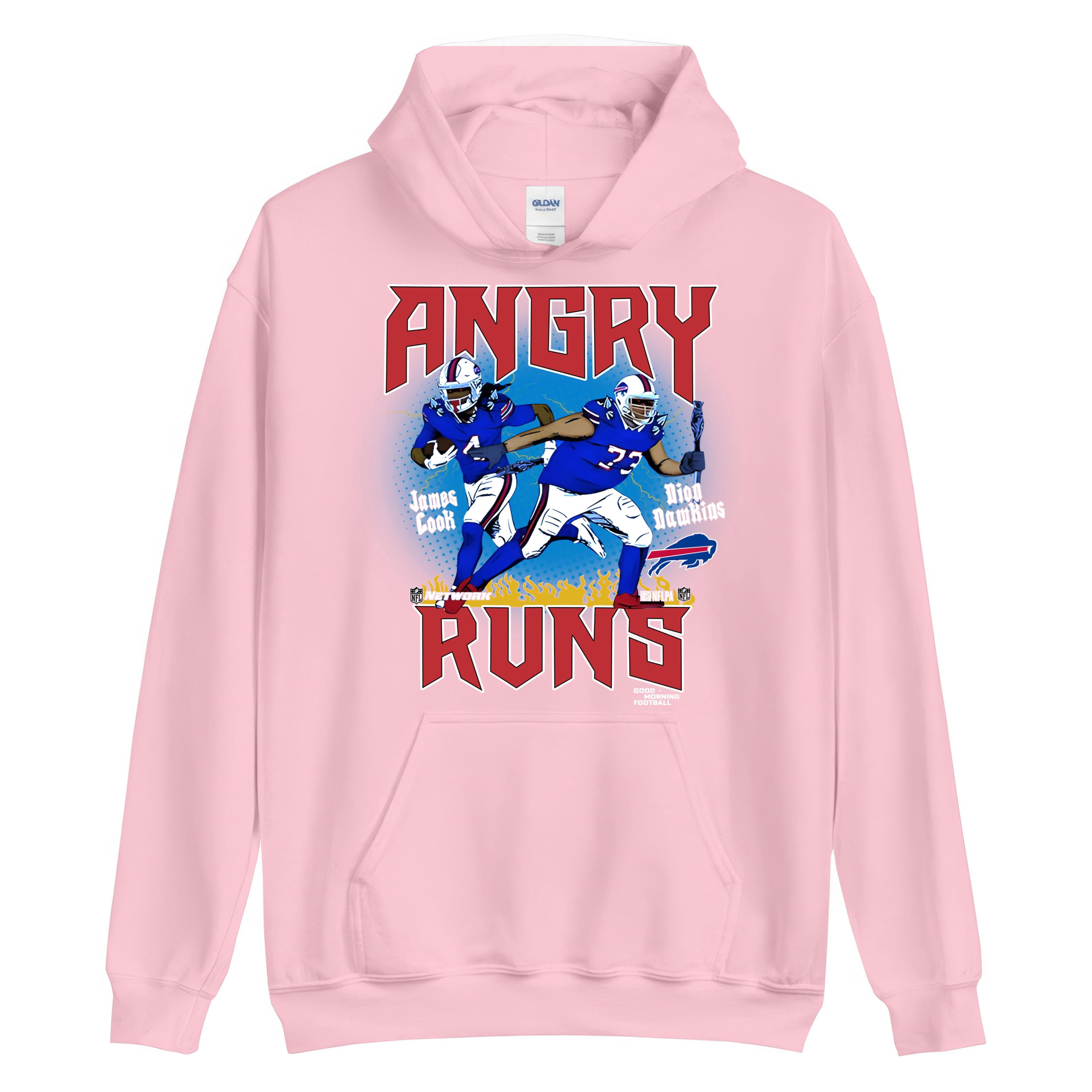 Intense Rush Play Football Shirt, Blue Red Gridiron Tribute Fan Tee ...