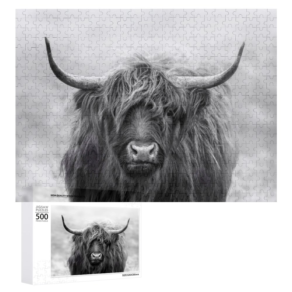 Intense Stare Game with This Young Scottish Highlander Jigsaw Puzzles ...