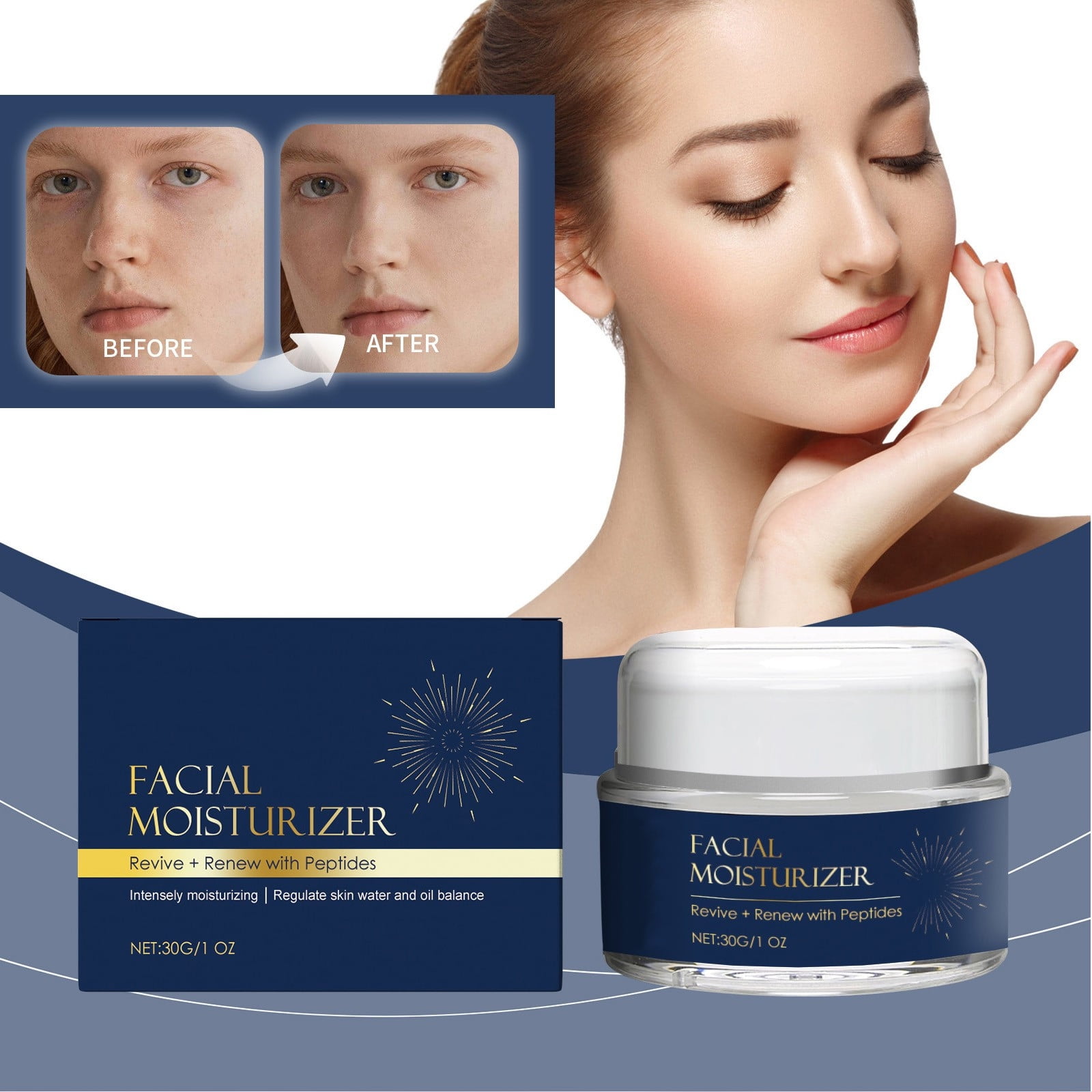 Intensive Hydrating Face Cream, Deep Moisturizing & Repairing Daily ...