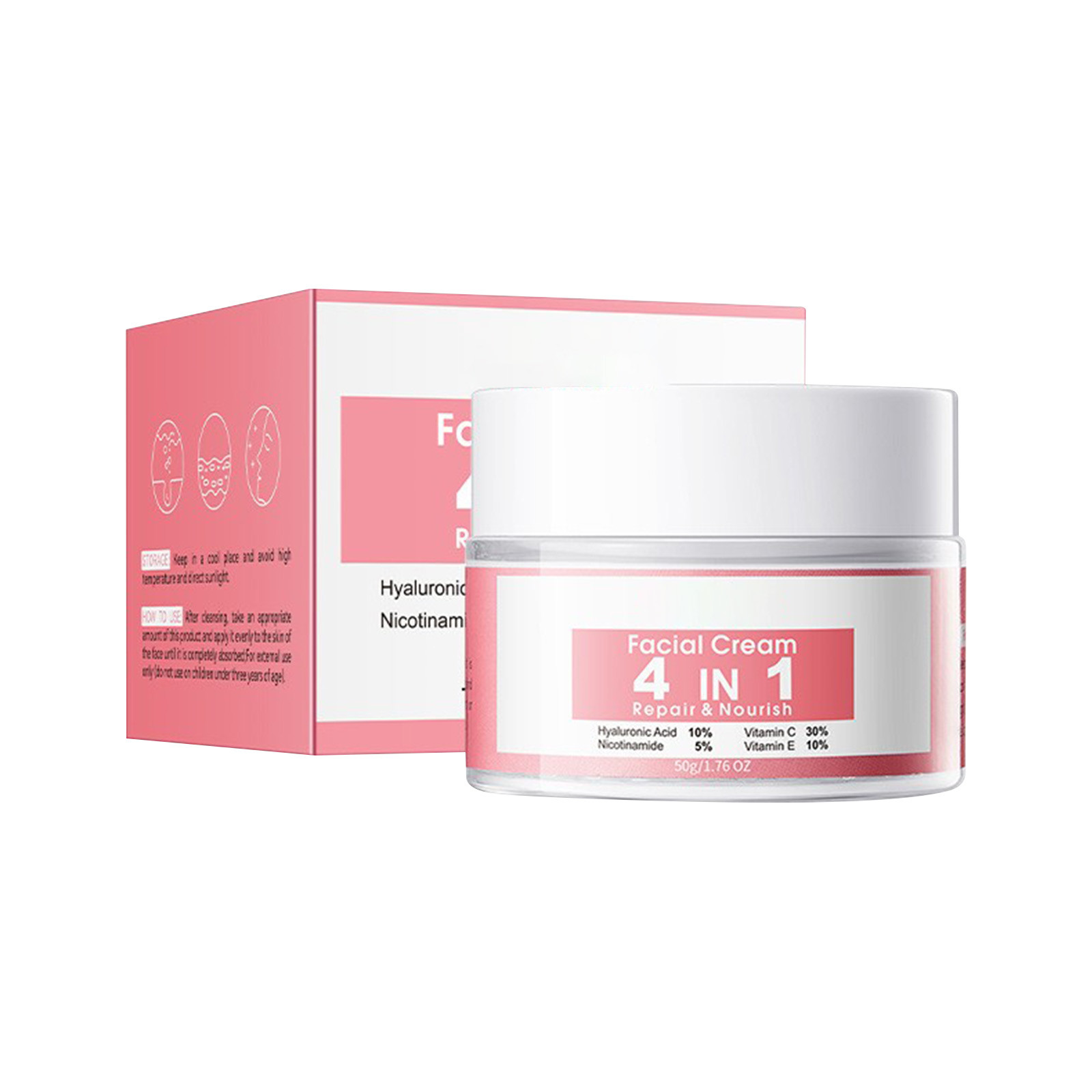 Intensive Moisturizing Cream,Lightweight Gel Cream,Nourishing The Skin ...