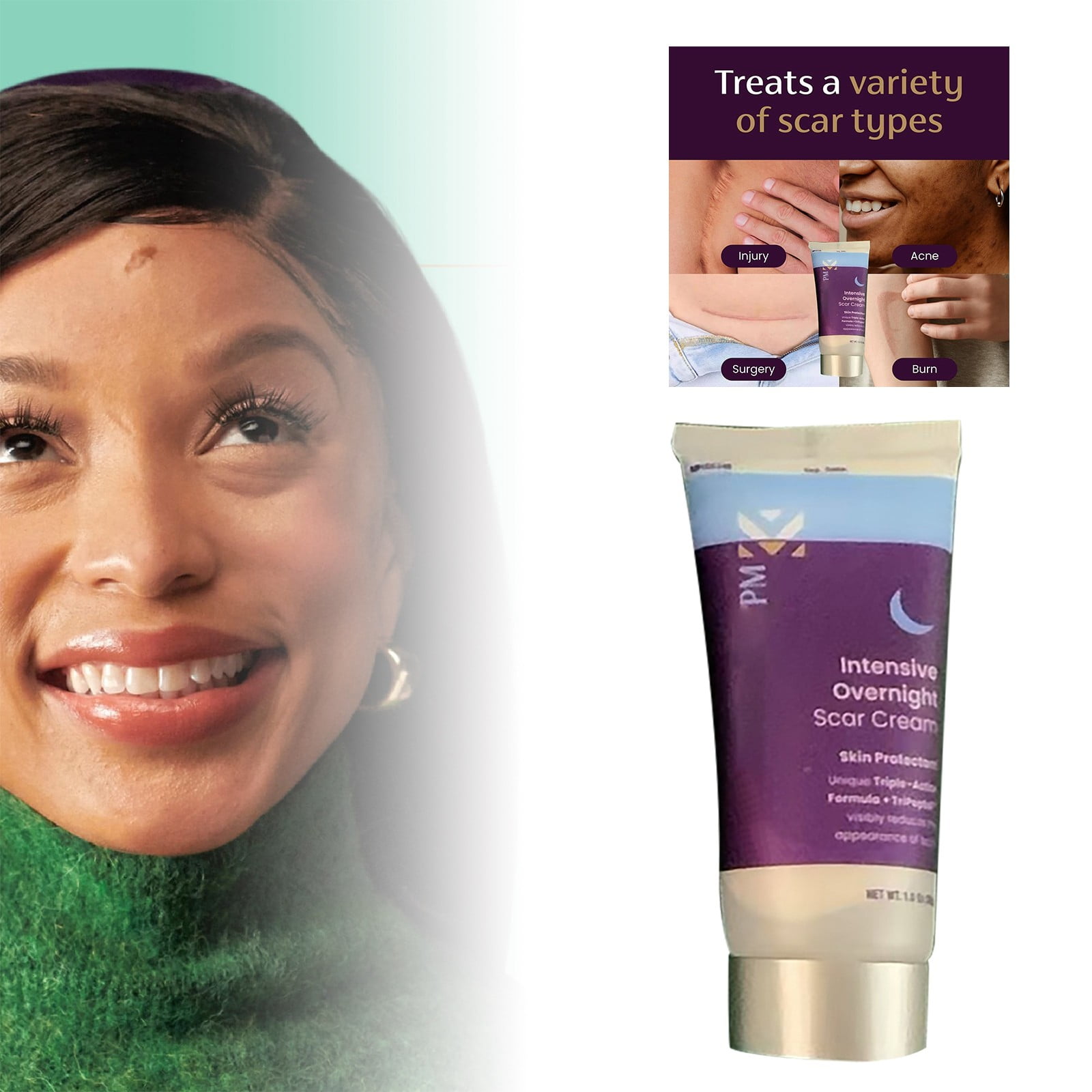 Intensive Overnight Scar Works with Skin'S Nighttime Regenerative ...