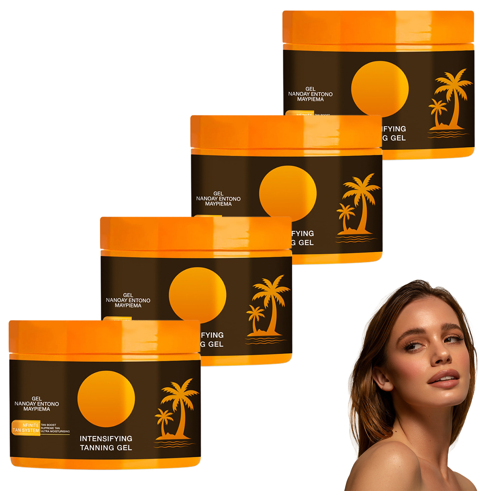 Intensive Tanning Gel | Browning Tan Accelerator | Non-Greasy, Water ...