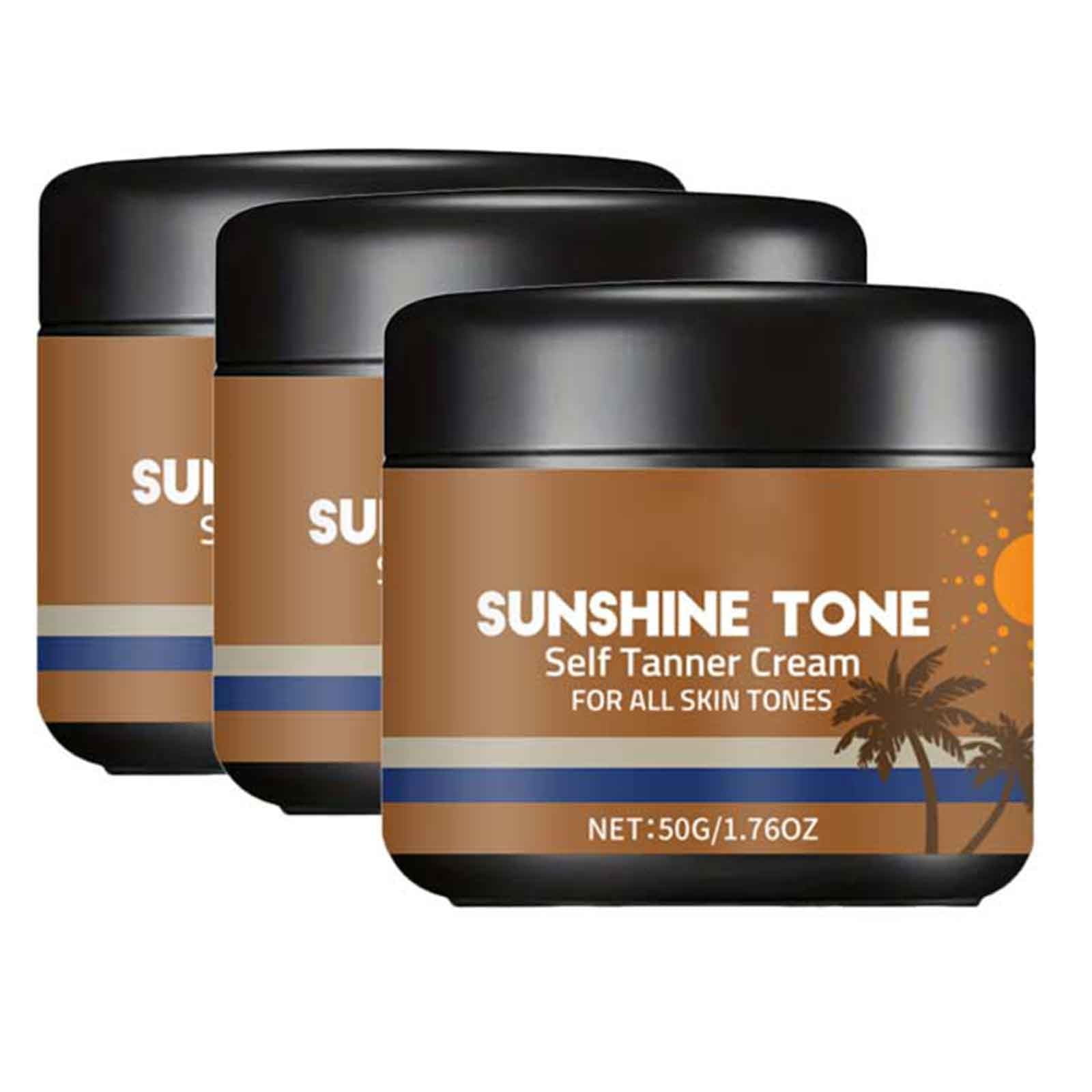 Intensive Tanning Gel, Carrot Oil Self-Tanner, Cream Bronzer Tanning ...