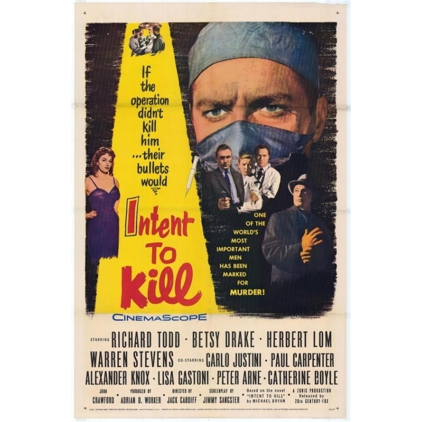 Intent To Kill Movie Poster (11 x 17) - Item # MOVAD5862 - Walmart.com