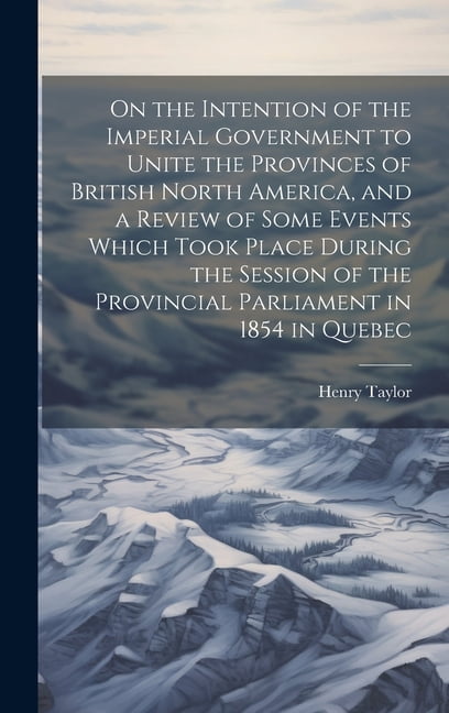 On the Intention of the Imperial Government to Unite the Provinces of ...
