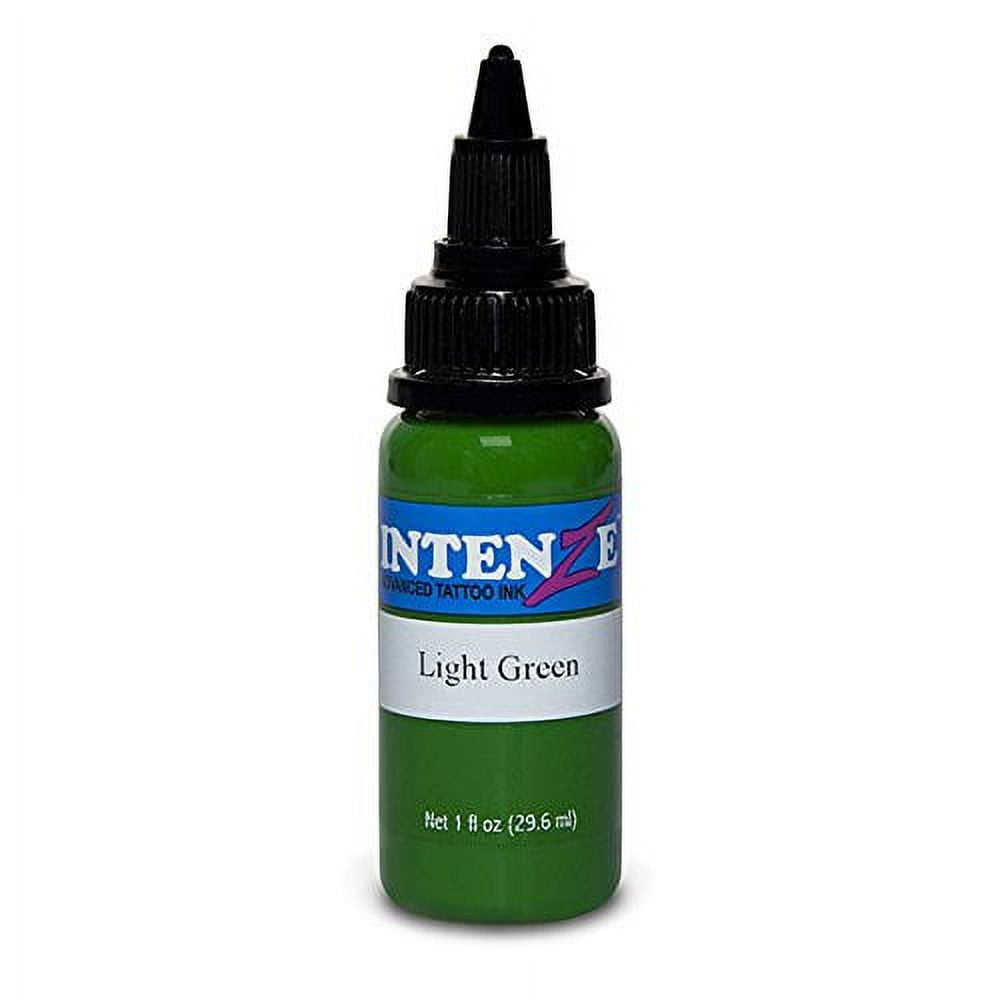 Intenze Tattoo Ink Brightest Tattoo Colour Light Green 1 Oz 30ML ...