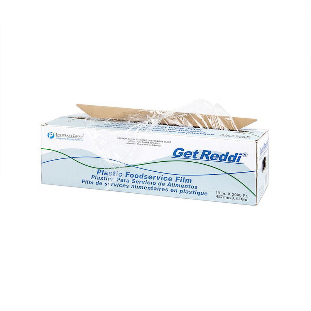 Inteplast Film Wrap Roll with Cutter, 18 inch x 2000 feet - 1 each ...