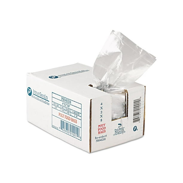 Inteplast Group PB040208 Get Reddi Food & Poly Bag, 4 x 2 x 8, 16oz ...