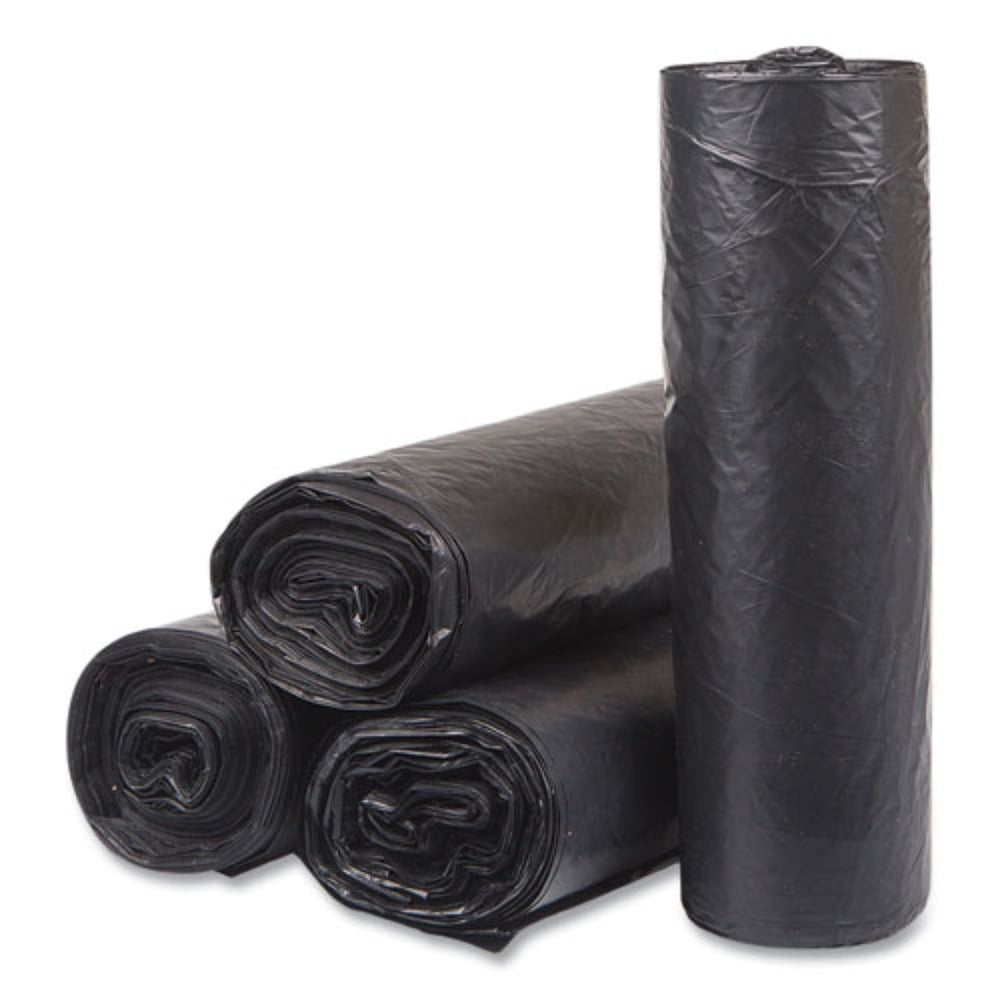 33 in. x 40 in. 16 mic 33 Gallon High-Density Commercial Can Liners ...