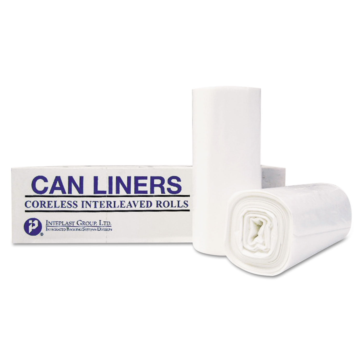 High-Density Commercial Can Liner Value Pack, 55 gal, 11 mic, 36" x 58 ...