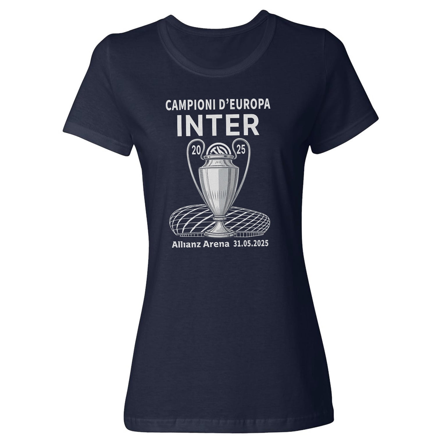 Inter 2025 Europe Champions Trophy - Soccer Fans Ladies' Crewneck T ...