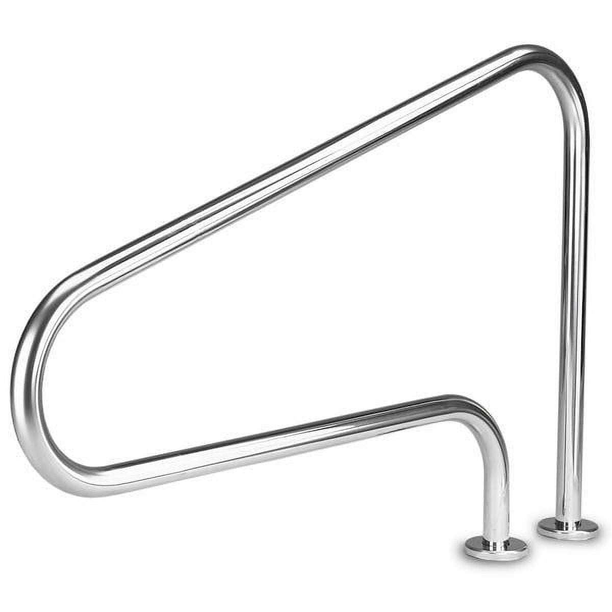 Inter-Fab Interfab D3D50049 Deck To Deck Mounted 3 Bend Stair Rail .049 ...