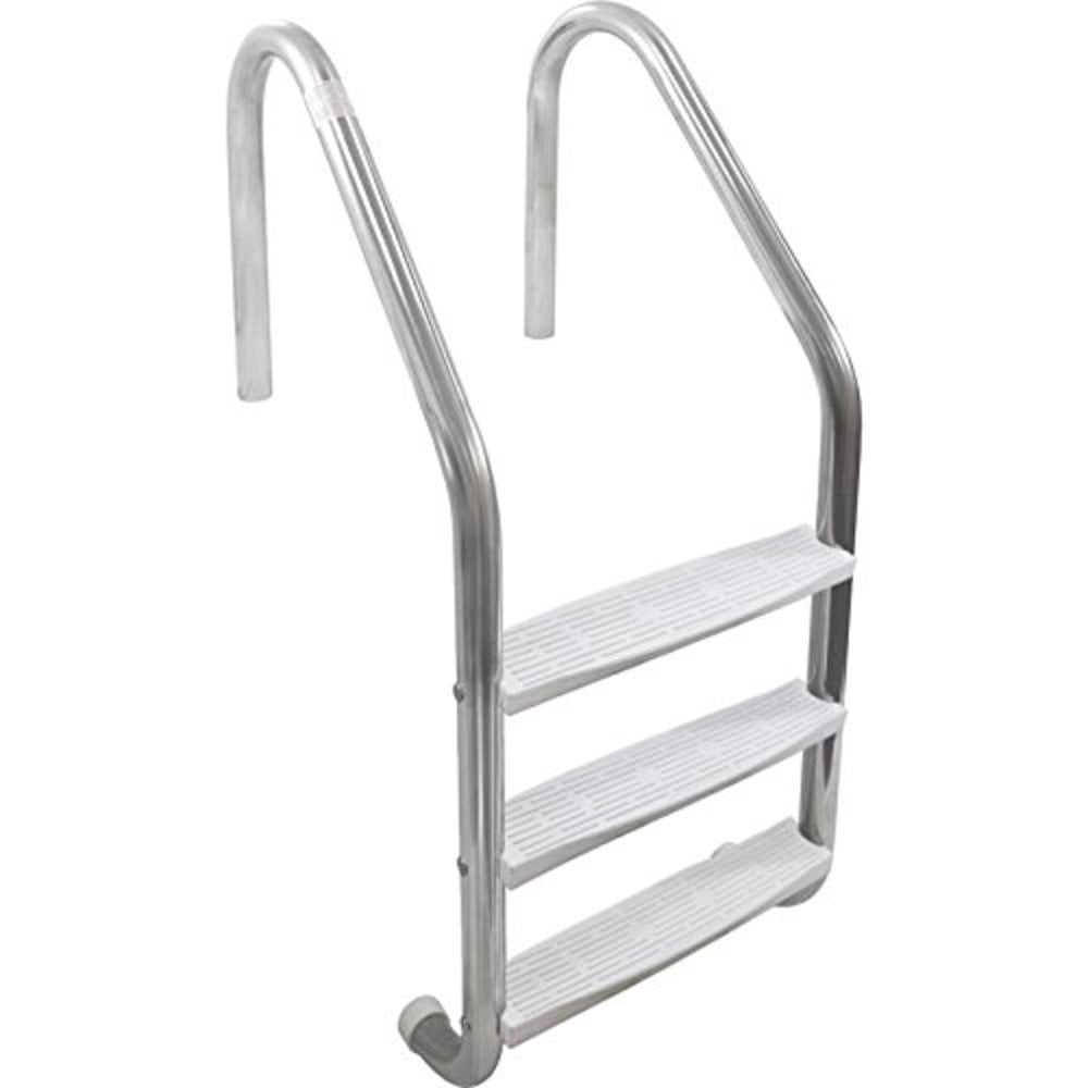 Inter-Fab L3E049P-W 3-Step Economy Ladder with White High Impact ...