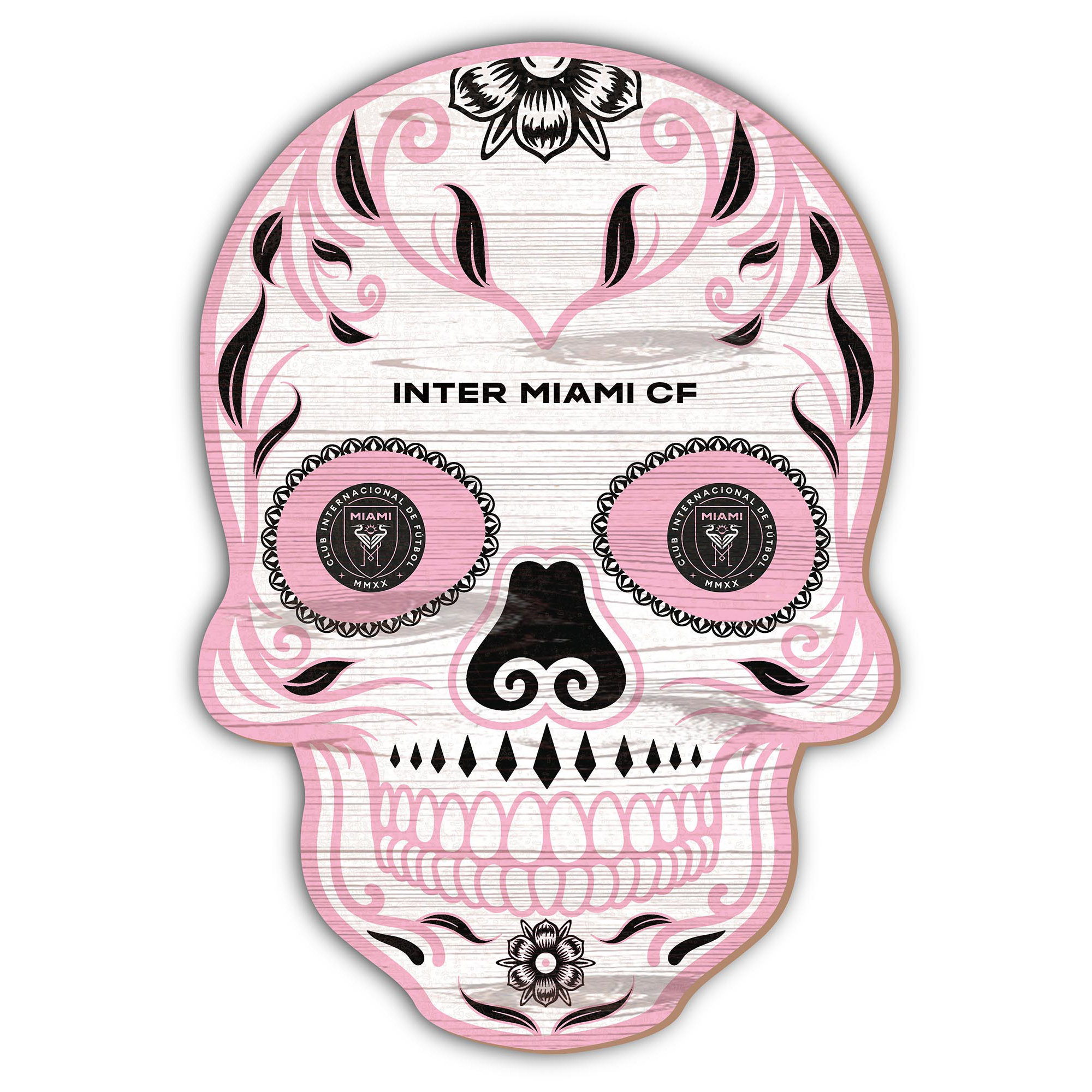 Inter Miami CF 12" Sugar Skull Sign - Walmart.com