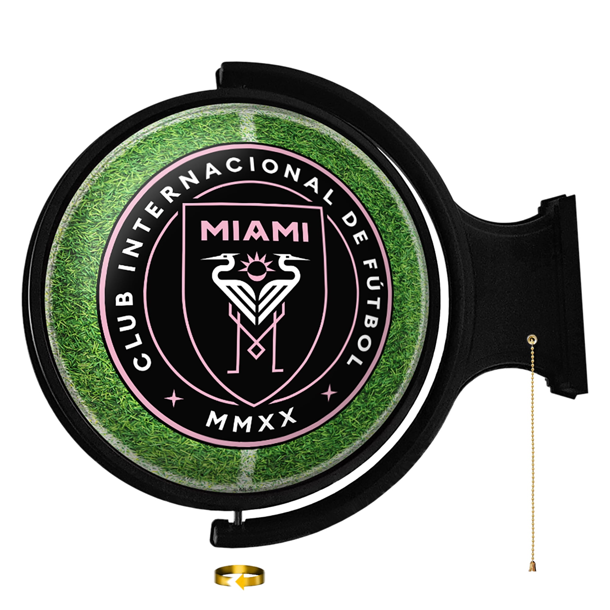 Inter Miami CF 21'' x 23'' Rotating Lighted Field Wall Sign - Walmart.com