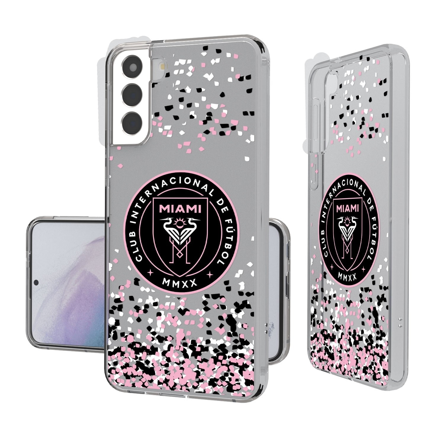 Inter Miami CF Galaxy Confetti Clear Case - Walmart.com