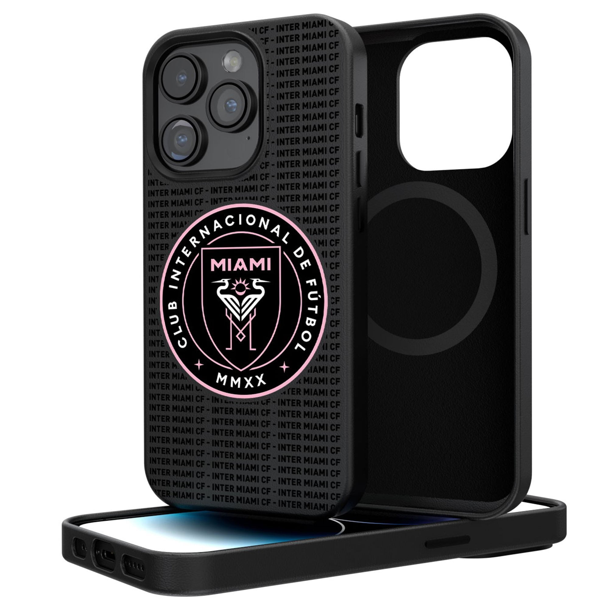 Inter Miami CF Text Backdrop iPhone Magnetic Bump Case - Walmart.com
