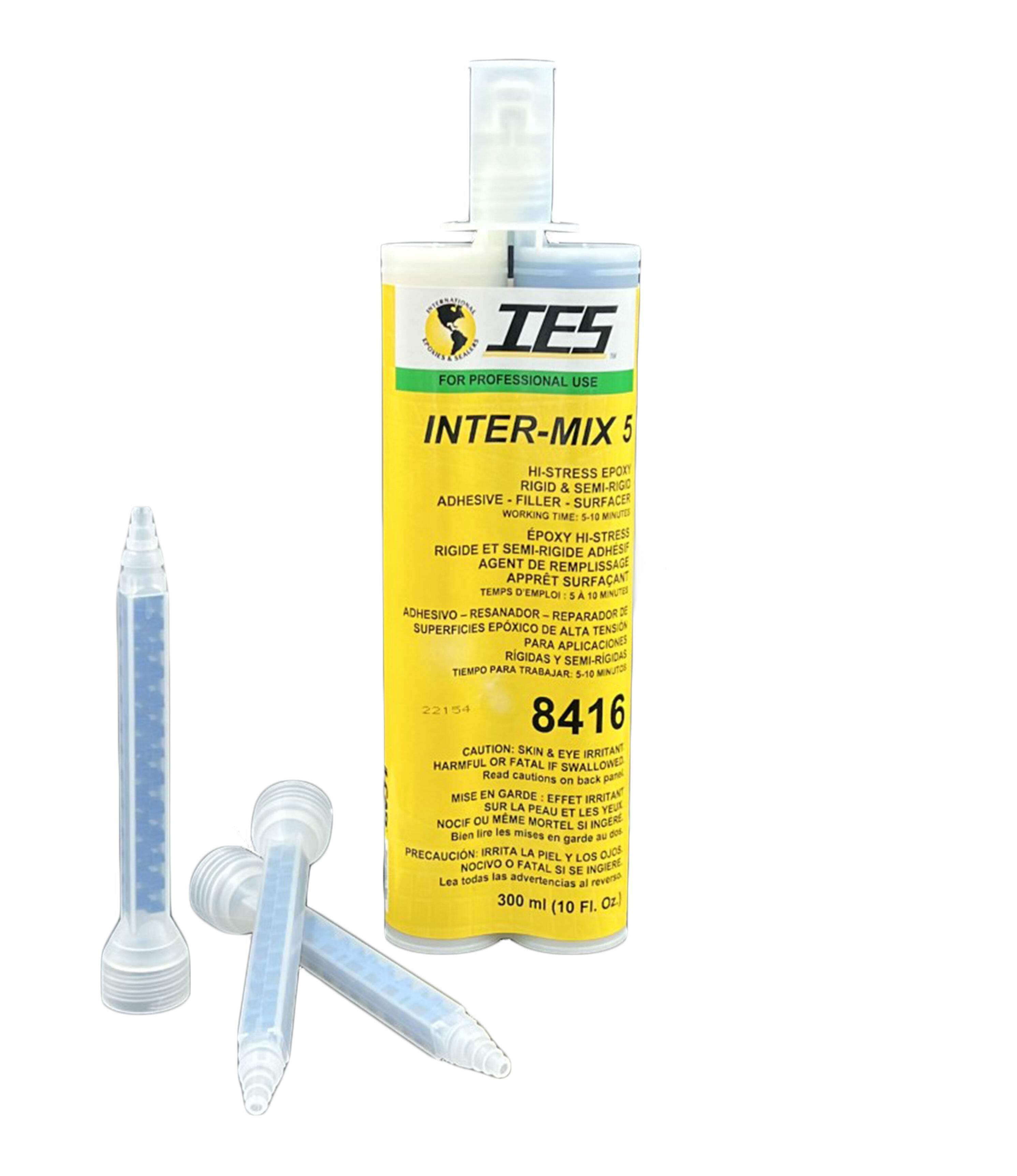 8416 Inter-Mix 5 Hi-Stress Epoxy Adhesive (300ml) - Walmart.com