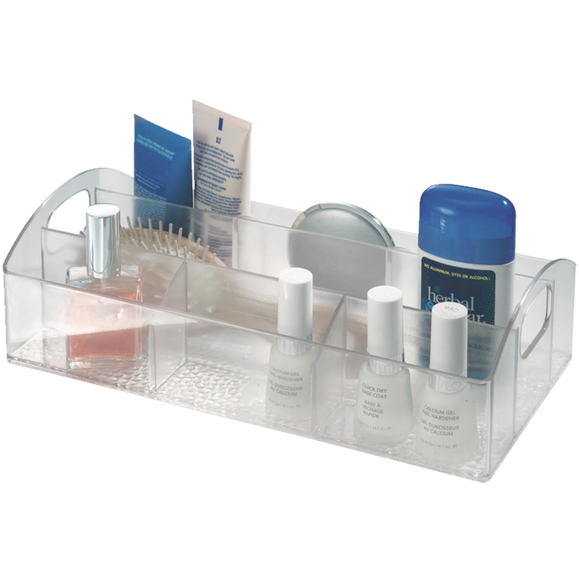 InterDesign 3-1/2 in. H x 6 in. W x 12 in. L Clear Storage Tray ...
