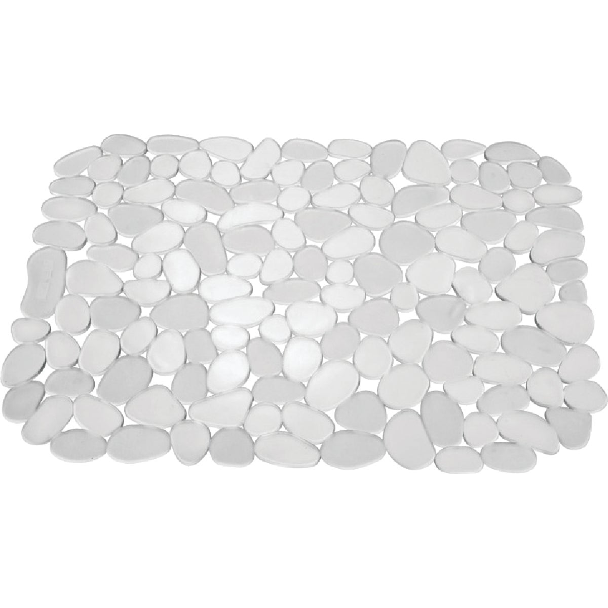 InterDesign Pebble Sink Mat, Clear, 10.75 x 12.25 Inches, Durable ...