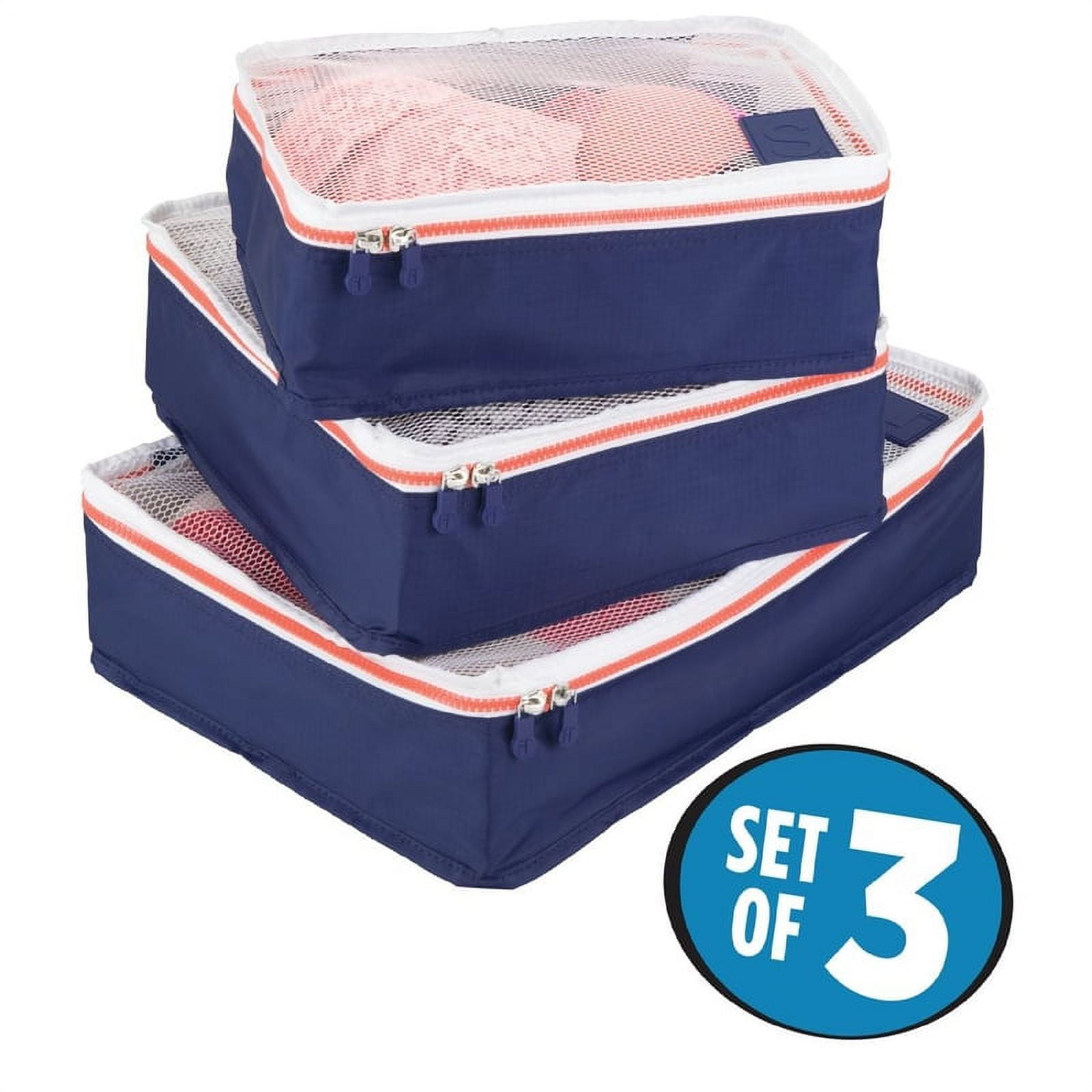 InterDesign Aspen Blue Packing Cubes - Walmart.com