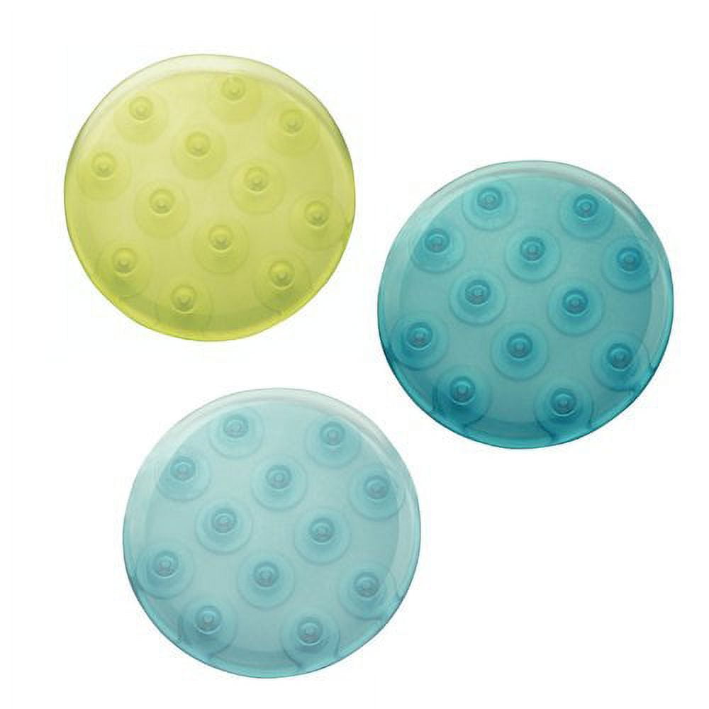 InterDesign Glee Non-Slip Safety Treads for Shower, Bathtub - Set of 6 ...