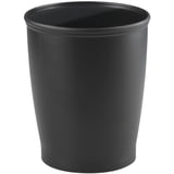 InterDesign Kent Wastebasket Trash Can, Black - Walmart.com