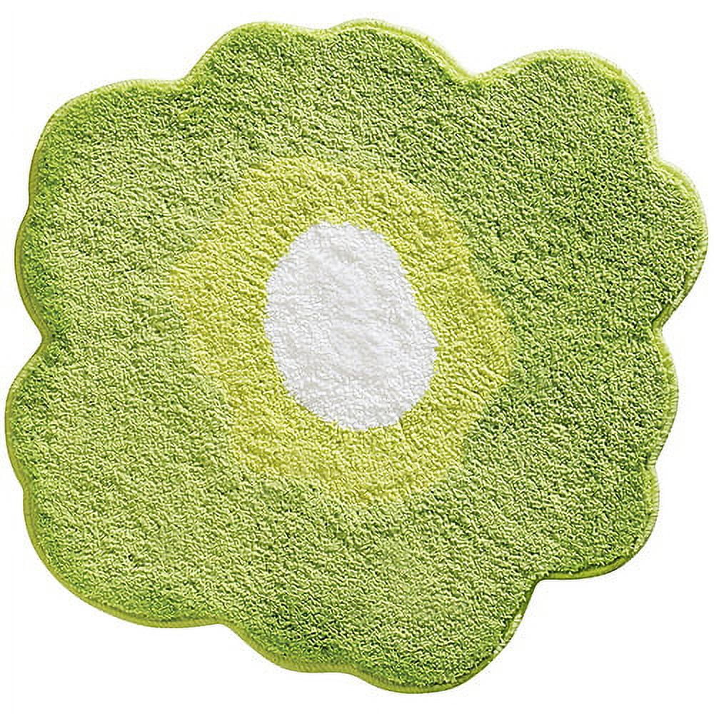 InterDesign Microfiber Poppy 2 Floral Accent Rug - Walmart.com