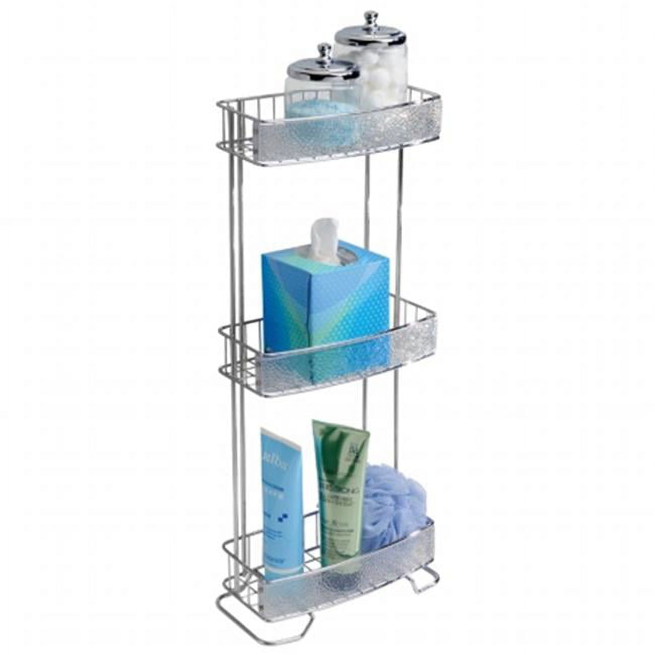 InterDesign Rain 3-Tier Shelf, Clear/Chrome - Walmart.com