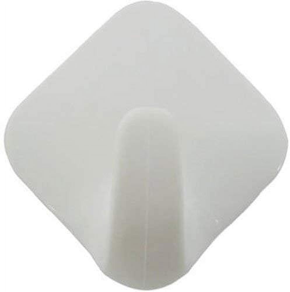 InterDesign Self-Adhesive Diamond Hook, White - Walmart.com
