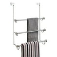 InterDesign York over the Shower Door Towel Rack for Bathroom, Chrome ...