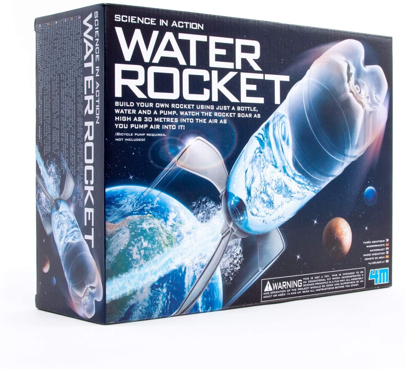 4M Water Rocket Kit, DIY Science Space Stem Toys, For Boys & Girls Ages ...