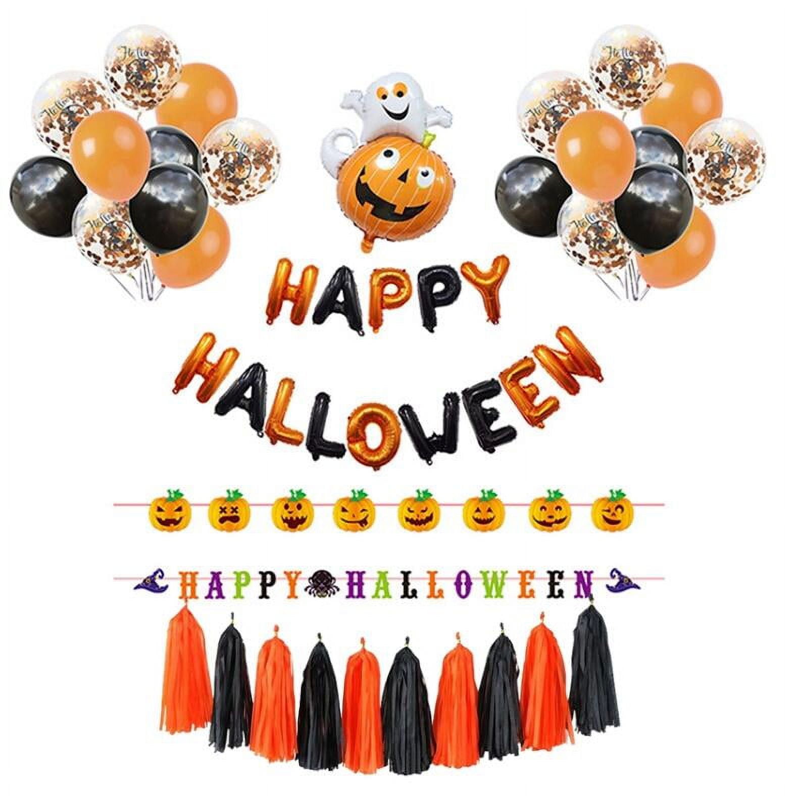Intera Halloween Party Decoration Supplies Set - Happy Halloween Banner ...