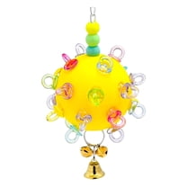 Pet Chewing Toy Parrot Toy Toy Cage Colorful Bell Ball Toy With Bell ...