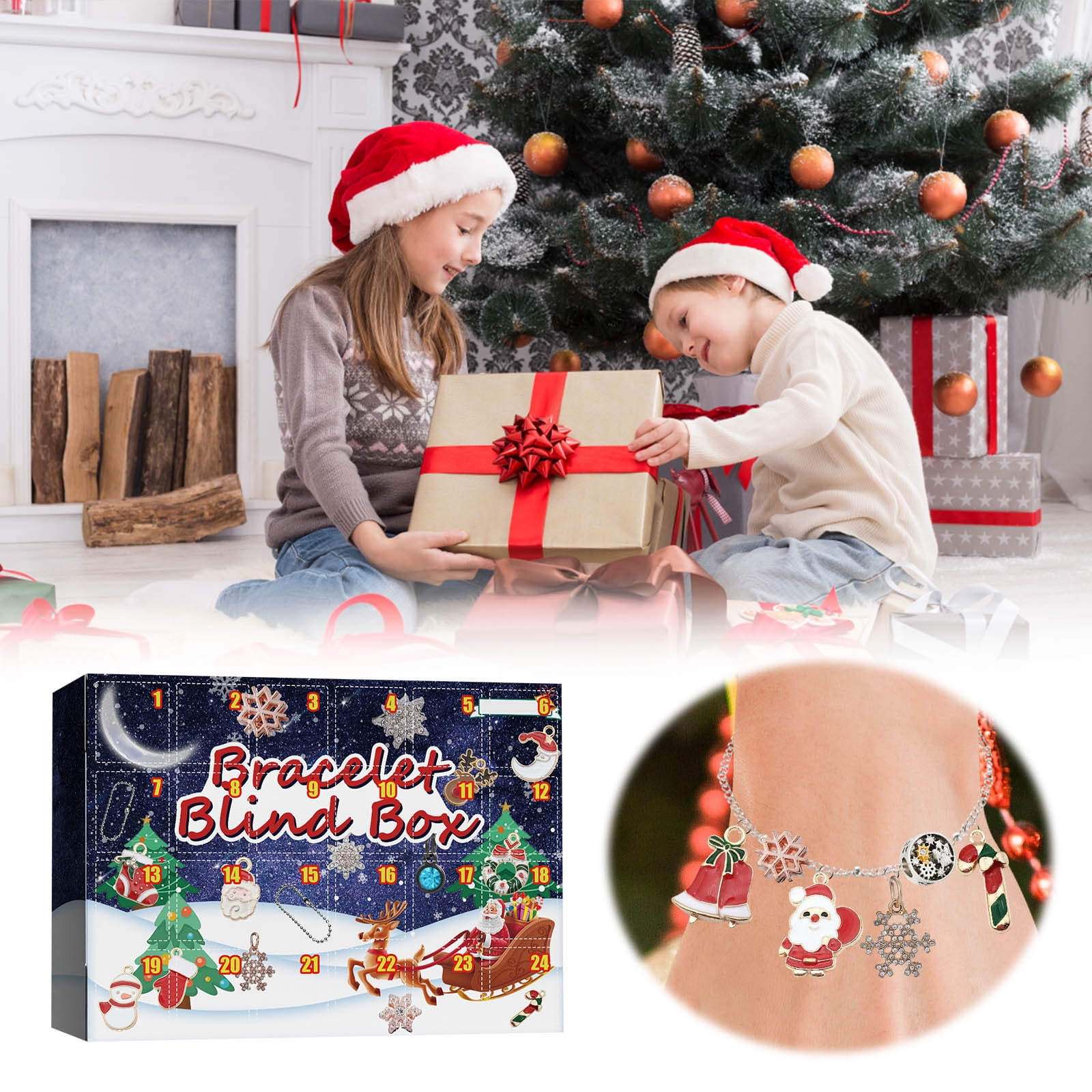 Interactive Countdown Sets - 24 Grid DIY Christmas Advent Calendar ...