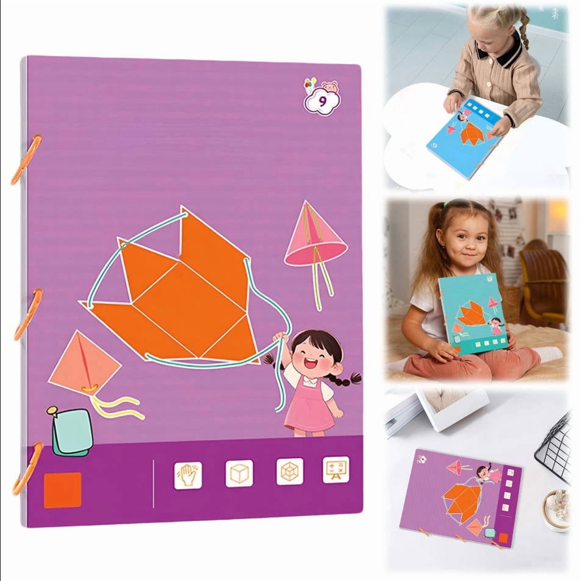 Interactive 3D Geometry Book by Koyoata | Pull-string Design for Hands ...