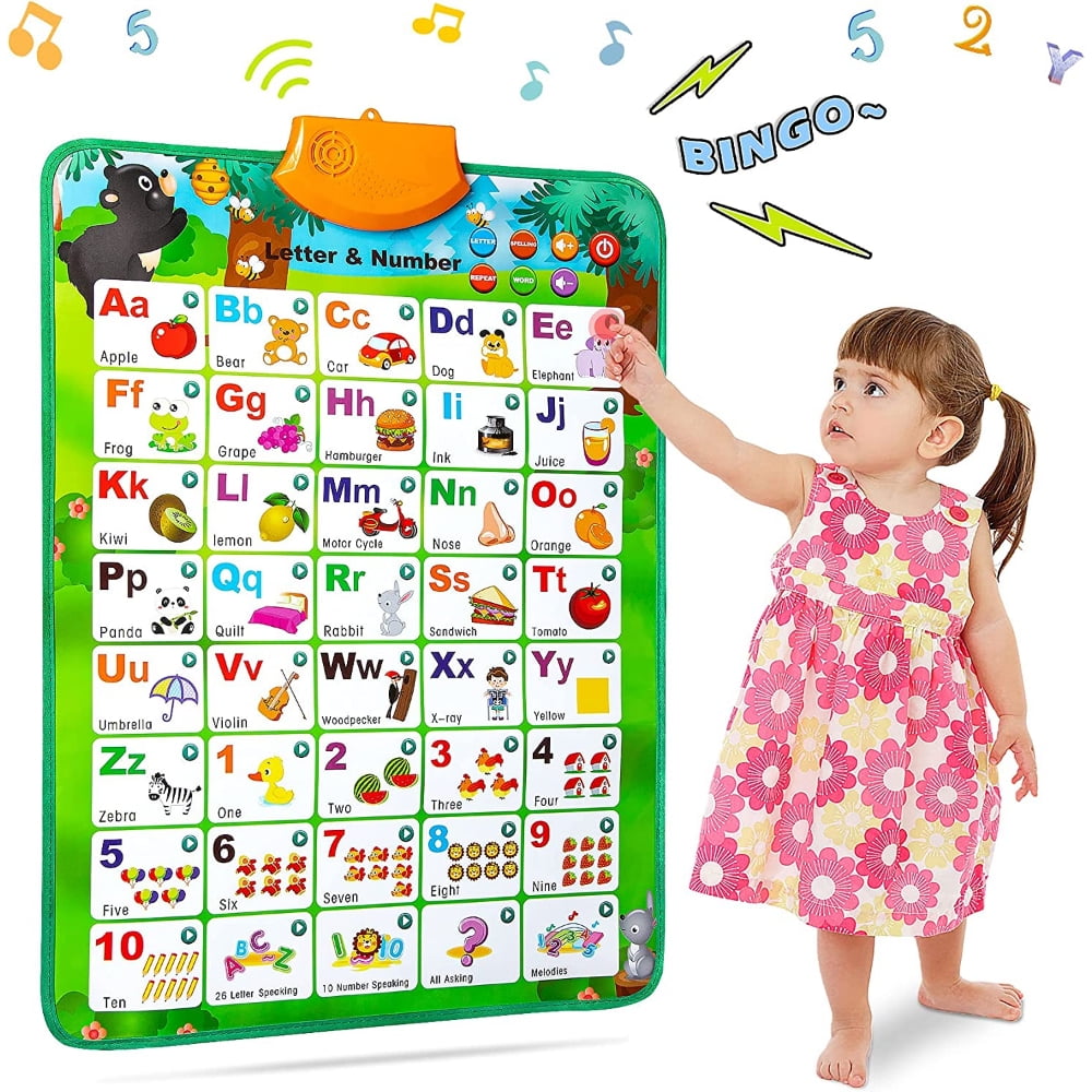 Interactive Alphabet Wall Chart for Kids Best Gifts early education ...