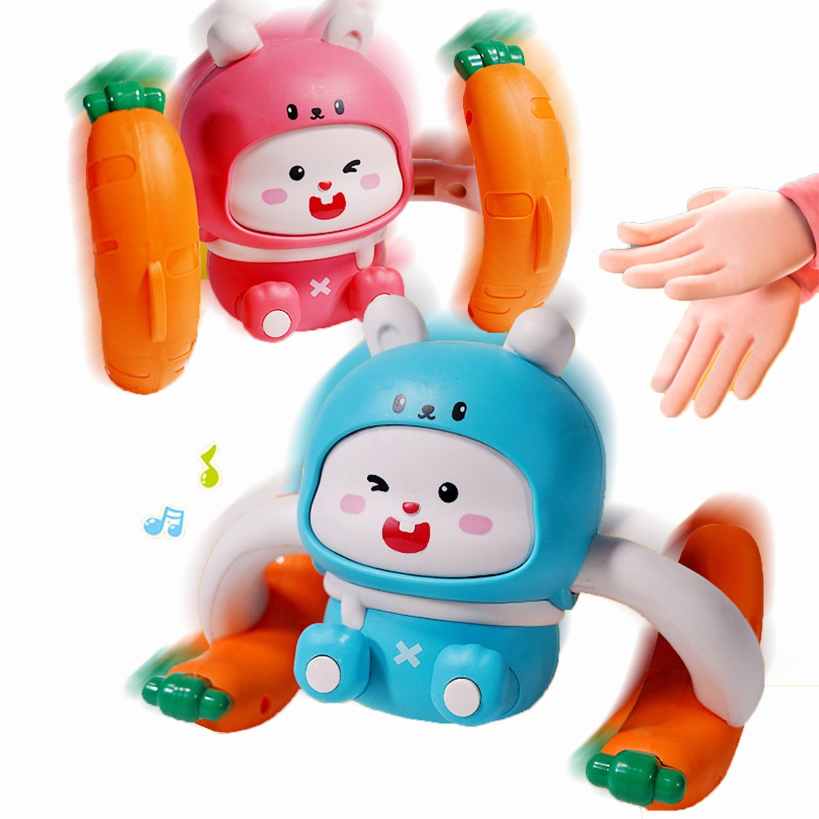 Interactive Baby Crawling Toy - High-Contrast Rolling Walking Toy for ...